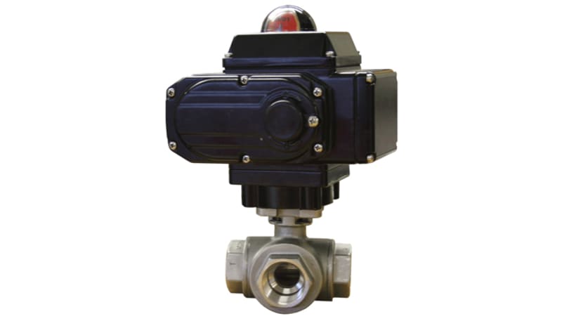 Dwyer Instruments WE31-GMD03-T4-B 1-1/2" NEMA 4X Modulating, Flow Path ...