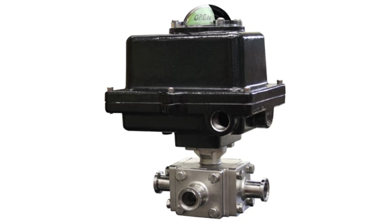 Dwyer Instruments WE33-HTI03-T3-C 2" Exp Two Position, Flow Path C, 24 ...