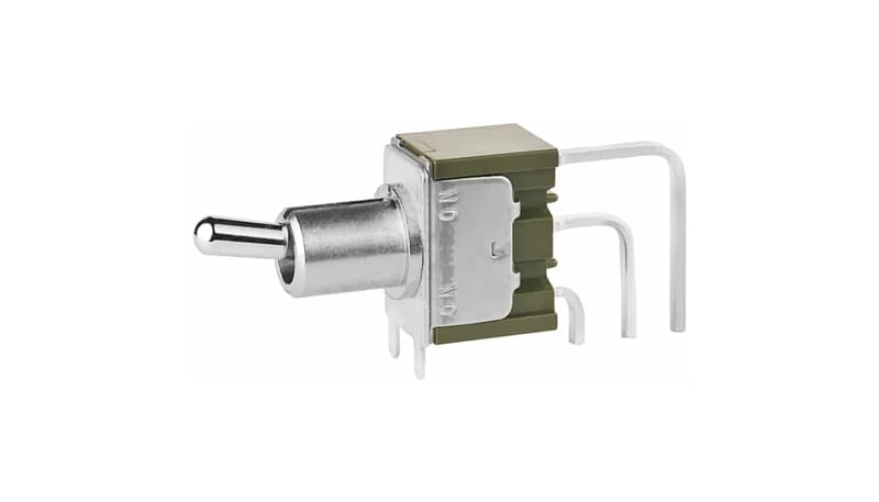 NKK Switches M2012S3S2W40 ANGLE PC MOUNT MINIATURE TOGGLE