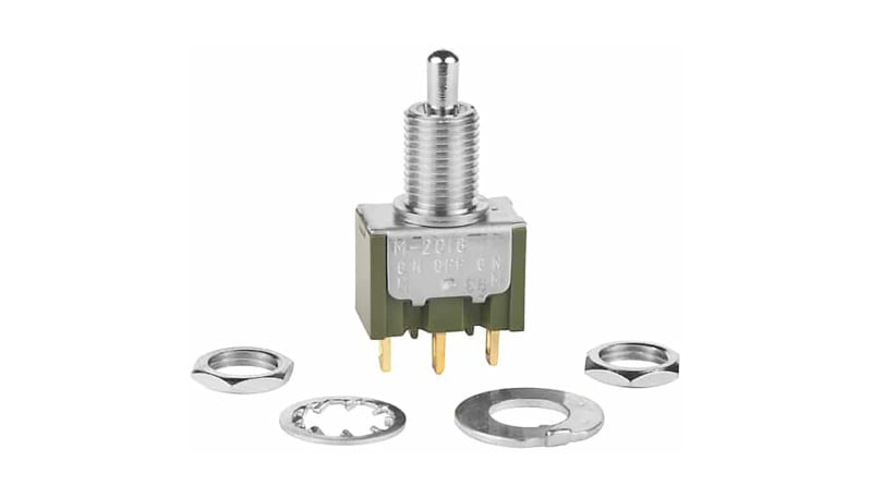 NKK Switches M2018S2S1G01 BUSHING MOUNT MINIATURE TOGGLE