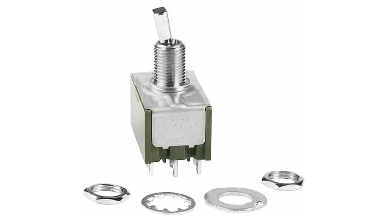 NKK Switches M2042E2S1W01 BUSHING MOUNT MINIATURE TOGGLE