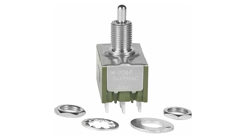 NKK Switches M2044S2S1W01 BUSHING MOUNT MINIATURE TOGGLE