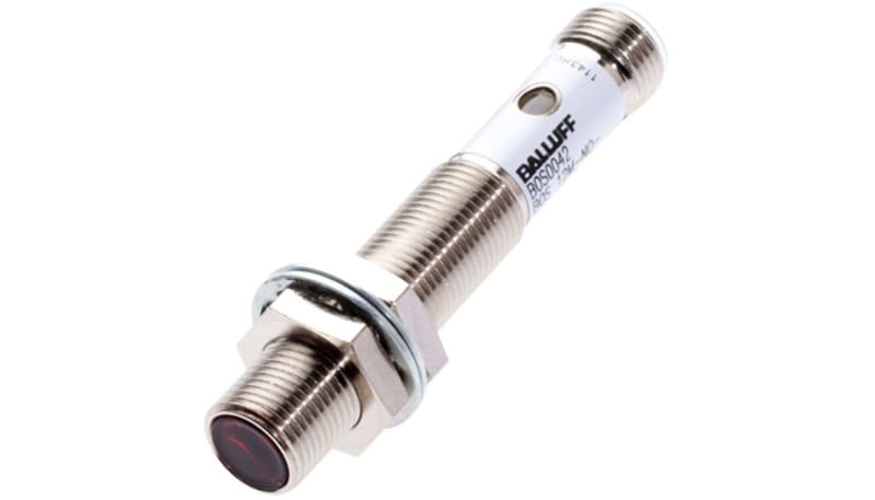 Balluff BOS000P Sensor, Photoelectric Diffuse, M12, Red light, 100mm ...