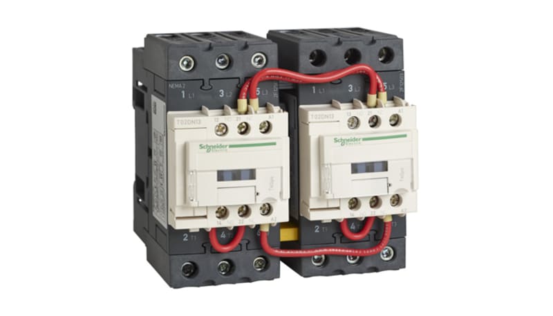 Schneider Electric T02DN23BD Contactor Reversing NEMA Sz 2 3-Pole 24 ...