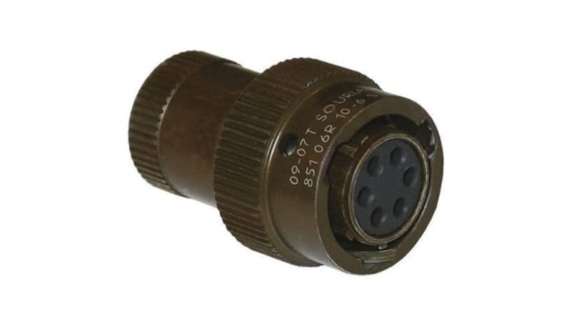 Souriau-Sunbank by Eaton 85106E84P50 4Way Cable Mount Conn Plug,Pin ...
