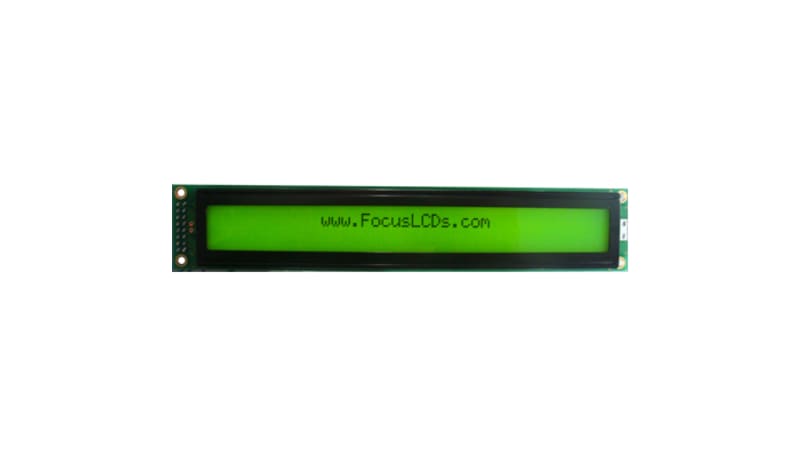 Focus Display Solutions C402A-YTY-LW65 Displays LCD Character Module LBC Series 40x2 STN Ylw/Grn ...
