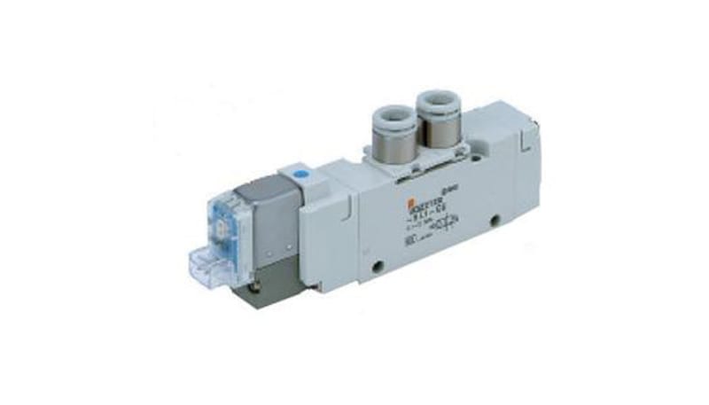 SMC Corporation VQZ3121-5YO1-N11T Valve, body ported, DIN, sol, 1/4