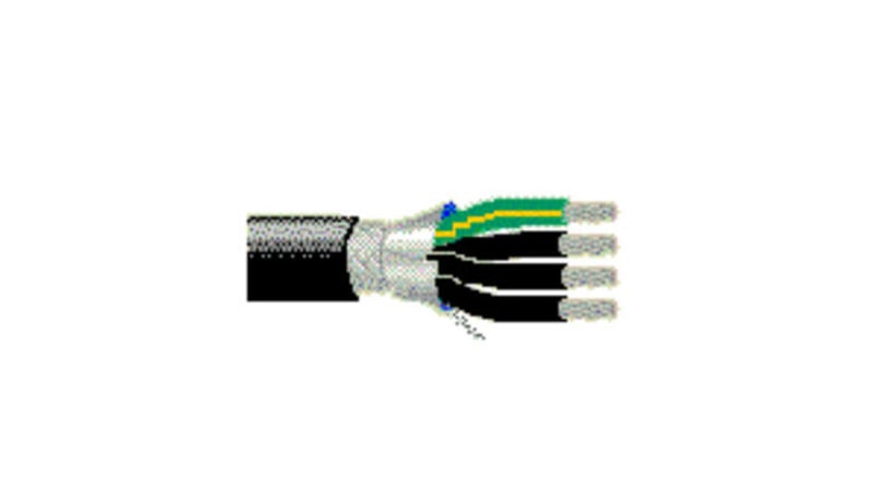 Belden 29501 010100 Multiconductor Cable, 4C/14AWG, 41x30, TC, XLP ins ...
