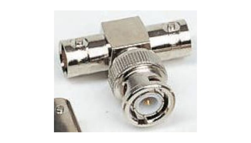 RADIALL R142780000W Tee 75Ohms RF Adapter BNC Plug to BNC 2 x Socket 0 ...