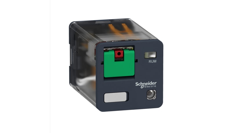 Schneider Electric RUMF32B7 Relay, Industrial, RELAY 3CO QC PIN 10A ...