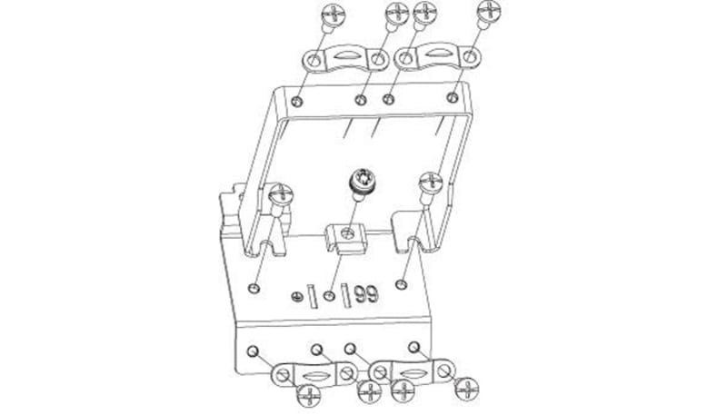 ABB Industrial Connections & Solutions DEPLTACLP1 De-Coupling Plate Kit ...