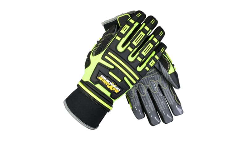 Protective Industrial Products 120-5200/L Roustabout, Hi-Vis Ylw Back ...