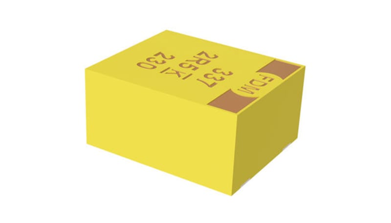 KEMET T428P397K006AH6110 390uF Solid MnO2 Tantalum Electrolytic ...