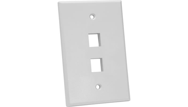 Quest Technology / RS PRO NFP-5028 OVERSIZED KEYSTONE WALL PLATE, 2 ...