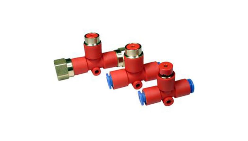 SMC Corporation KEC-02 Relief Valve, push button, guard, 1/4"