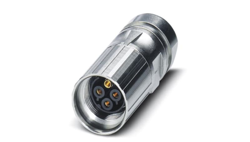 Phoenix Contact 1613579 Conn, Circ, M17, Socket, Cable, Str, 6 Pos+PE ...