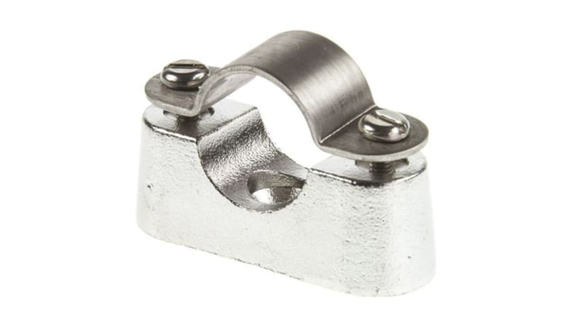 RS PRO 4711300 316 Stainless Steel Saddle Clamp 20mm Bundle Dia.