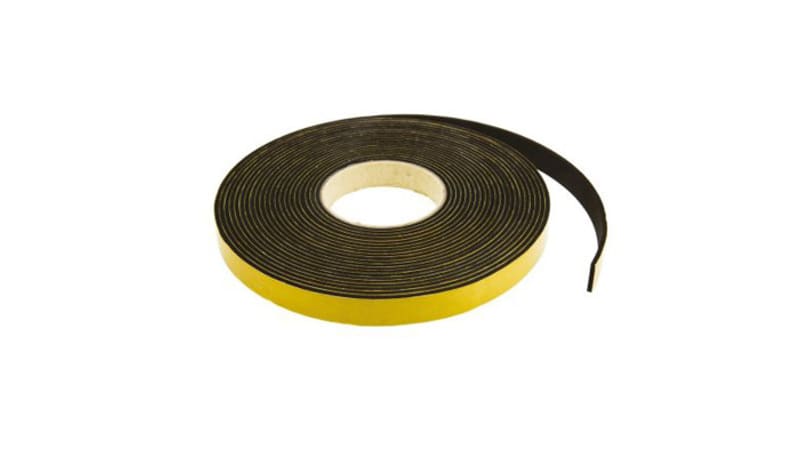 RS PRO 6191770 EPDM Foam Tape 3210"x0.8" (10mx20mm) 0.1"(3mm) Thick ...