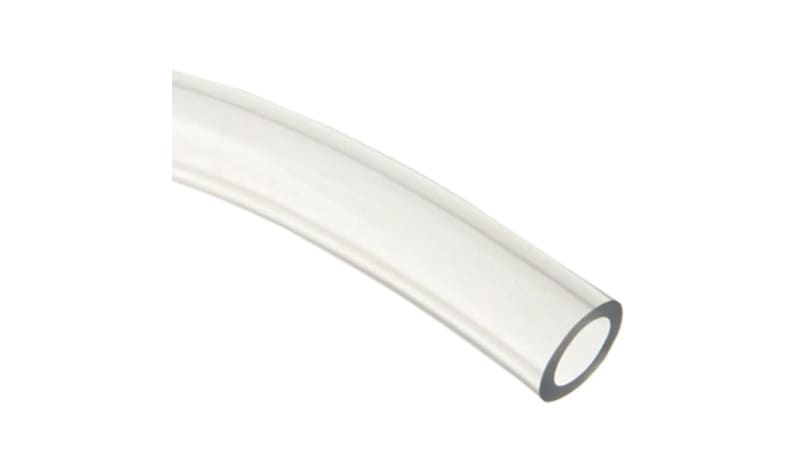 RS PRO 7989991 PVC Flexible Tube Transparent 0.6in Diam 98ft Len 3.8in ...