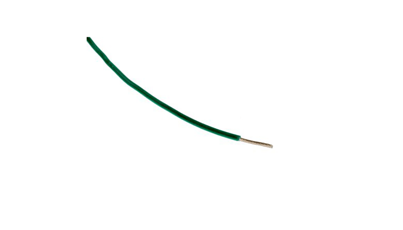 RS PRO 8133505 Hook-Up Wire Green PTFE UL1213 22 AWG 19x0.15mm 100m (328ft)