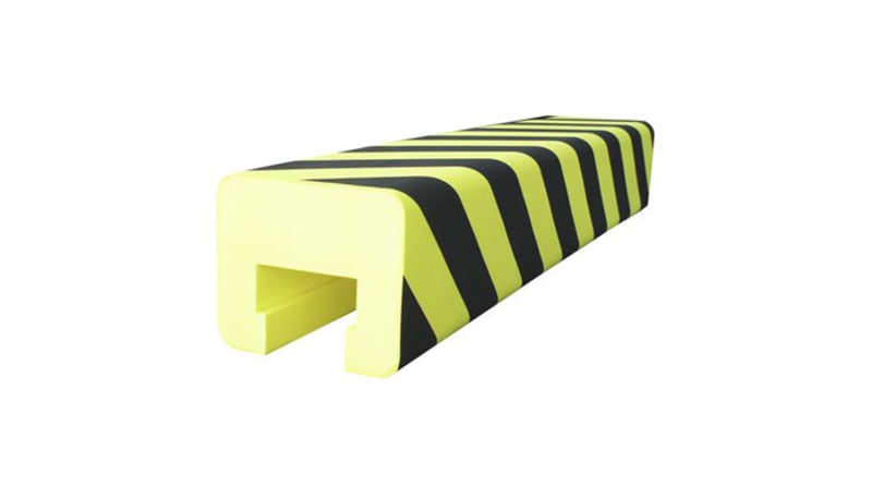 RS PRO 8400622 Black, Yellow Racking Protection, 1000mm by 180mm