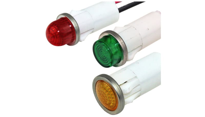 VCC (Visual Communications Company) 1090D1-28V Panel Mount Indicator ...