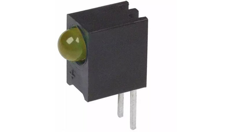 VCC (Visual Communications Company) 5650F7 LED YEL T1 QUAD RIGHT ANGLE PCB