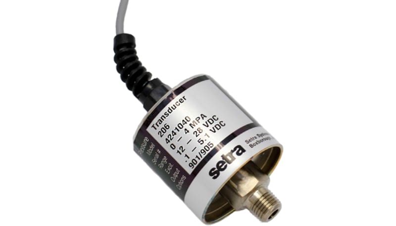 Setra Systems Inc. 206130CPC1M11H18GN Press Transducer,3K PSI Compound ...
