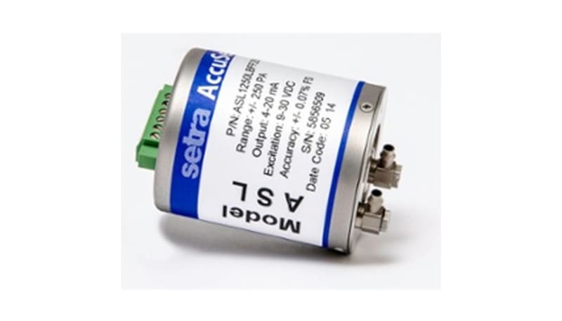 Setra Systems Inc. ASL1010WBJ71103A01 Diff Press Transducer+/-10" WC,7/ ...