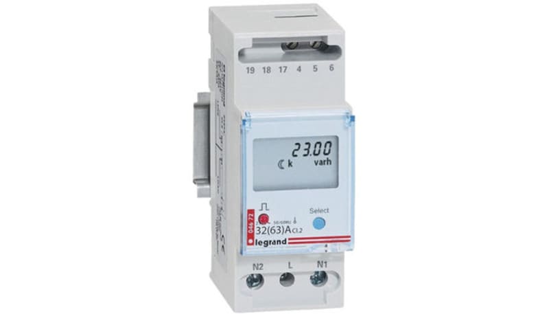 Pass & Seymour 004677 1 PHASE METER EMDX NON-MID 63A RS485