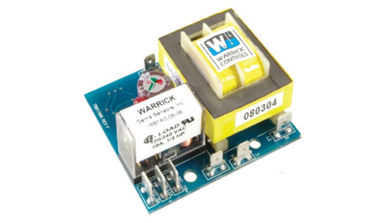 Warrick (Gems Sensors) 16DP1C0 Controller, Warrick, DPDT, 2NO2NC ...