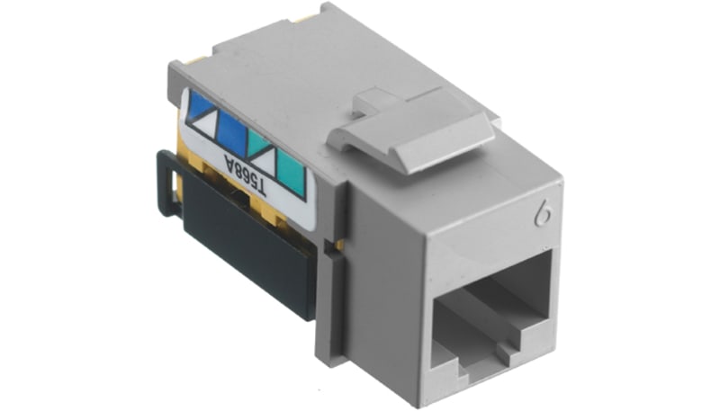 Hubbell Wiring Device-Kellems NSJ6GY NETSELECT(R) Modular Voice/Data ...