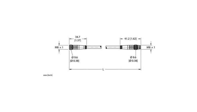 Turck PKG 4M-1.6-PSG 4M/S90 PKG 4M-1.6-PSG 4M/S90, U-50722