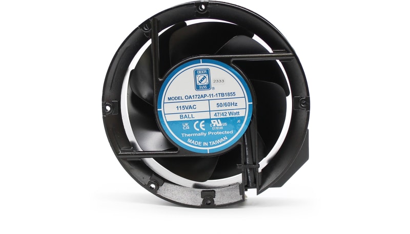 Orion Fans OA172AP-11-2TB1855 AC Fan, All Metal, 172x172x51mm, 115VAC ...