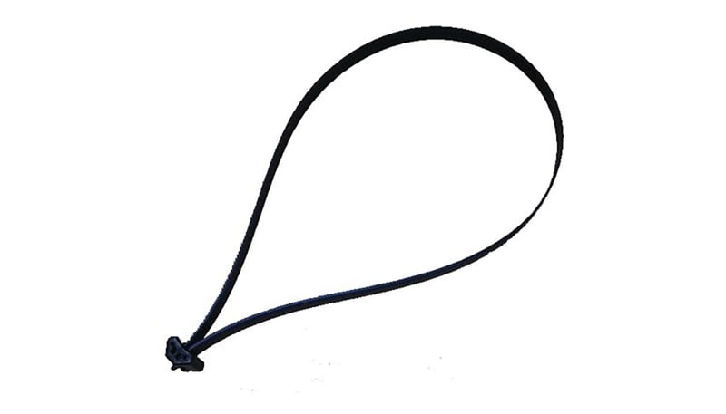 Essentra Components HDSB1-350-L Cable Tie; Strap W/ Buckle; Black ...