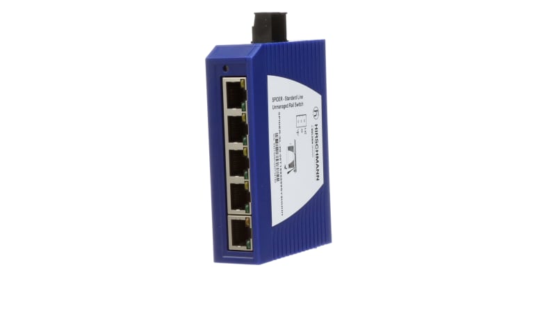 Hirschmann SPIDER-SL-20-05T1999999SY9HHHH Ethernet Switch, Unmanaged, 5 ...