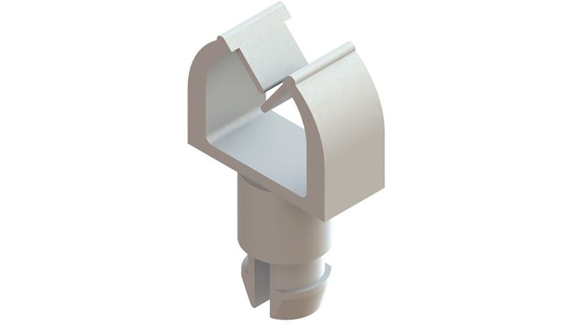 Essentra Components MWSELF-1-4.1-01 Wire Saddle; w/.16in Spacer; Mini ...