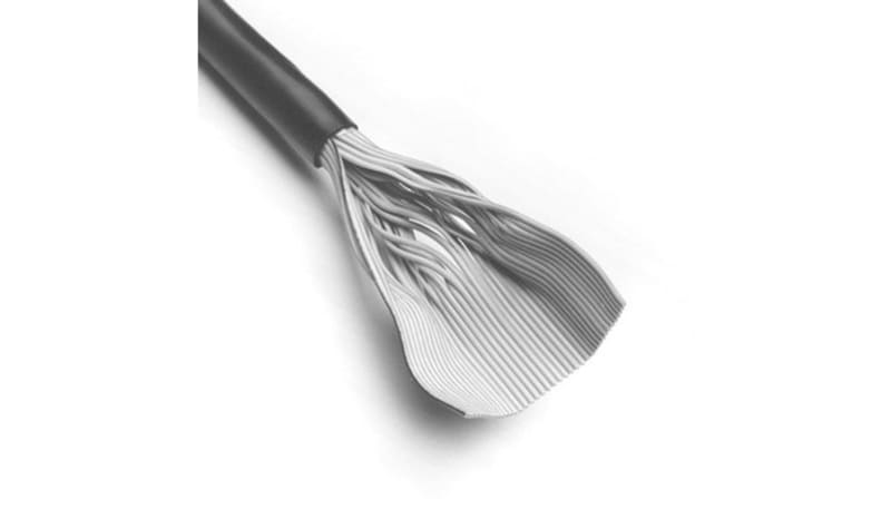 3M 3896/20SF Multiconductor Cable, 20C, 30AWG, 7x38, TC, PVC ins, Black ...