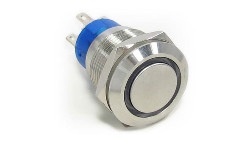 TE Connectivity 2213771-1 Pushbutton Alchoswitch AV22 SPM 5A NO LED ...