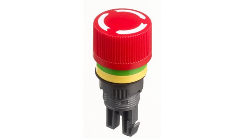 APEM Components A01ESD Accessory,E-Stop Actuator Only,Knurled Head ...