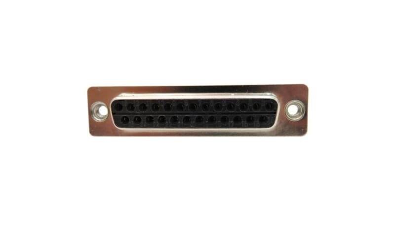 Adam Tech DB25-SS-24 D-Sub SMT Right Angle 25 way Socket w/SL