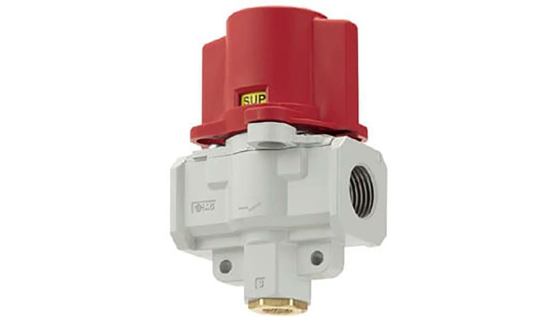 SMC Corporation VHS30-N02B-BS-Z Valve, pressure relief, sgl act, 3 port ...