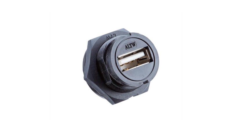 Amphenol LTW Technology UA-20PMFP-LC7001 Connector, USB Type A 2.0 ...
