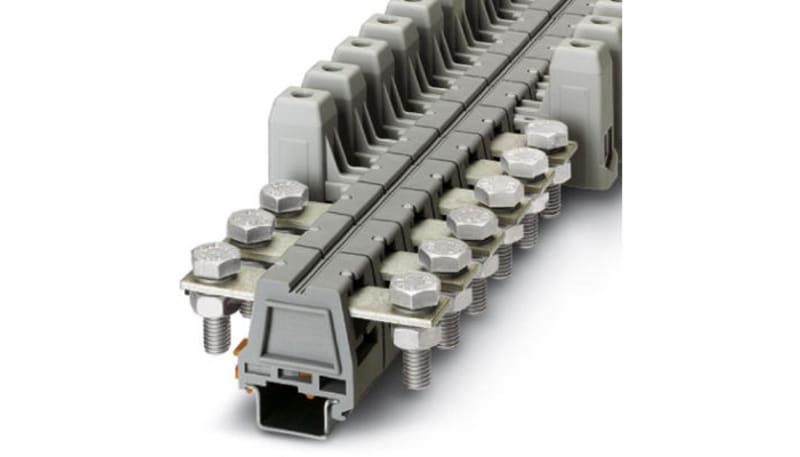 Phoenix Contact 2130318 Universal Terminal Block w/bolt conn,AWG: 6-1/0 ...