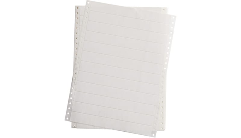 Brady DAT-143-502-10 DATAB Dot Matrix Printable Lables, .50 IN X .937 in