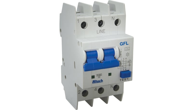 Altech Corp GFL2B13030SN Circuit Breaker, Ground Fault Protection, 120/ ...