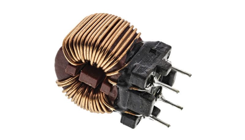 Wurth Elektronik 744822222 Power Line Choke, Common Mode, Type S, 2.2 ...