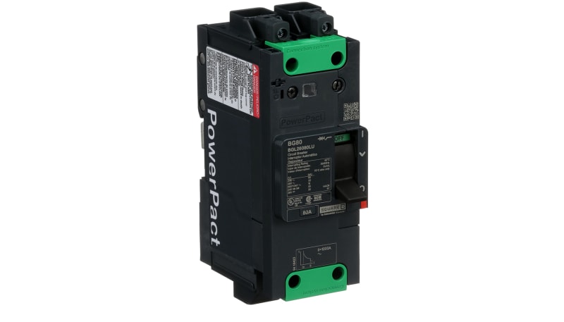Square D BGL26080LU Circuit Breaker, PowerPact B-Frame, G Interrupt ...