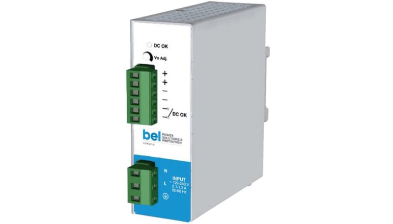 Bel Power Solutions LDN120-12 AC-DC DIN Rail Power Supply, Switching ...