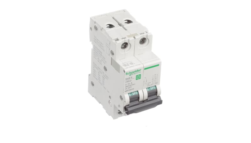 Schneider Electric M9F23210 Circuit Breaker, Miniature, Multi9, 2P, 10A ...
